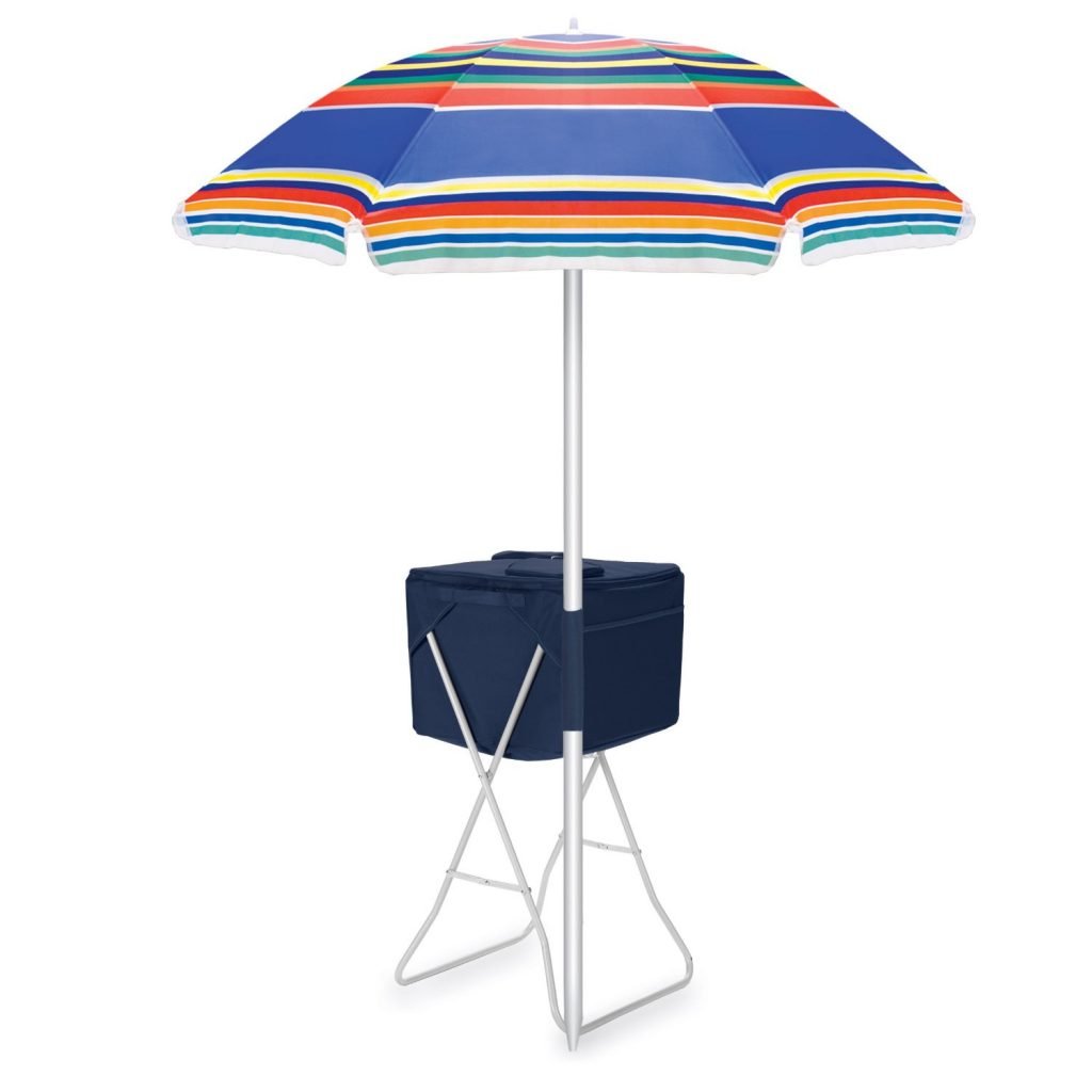 Outdoor Umbrella, Multi-Color Stripe - Vibrant Stripes