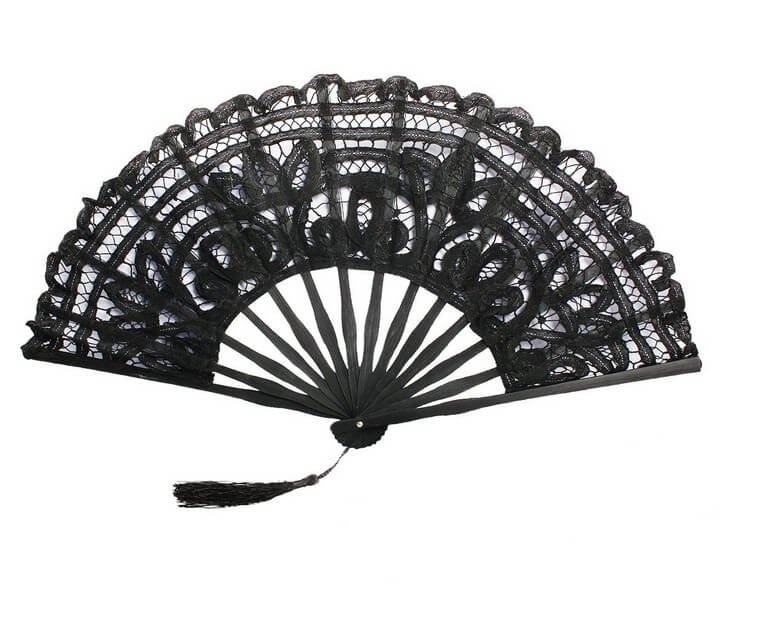 Handmade Lace Fans for Dancing , Cosplay , Weeding