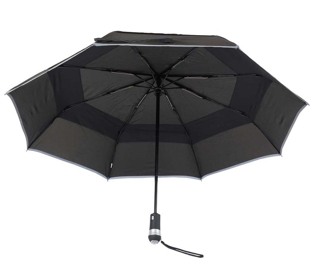 Led Umbrella Contain Reflective Stripe - Hf Umbrella