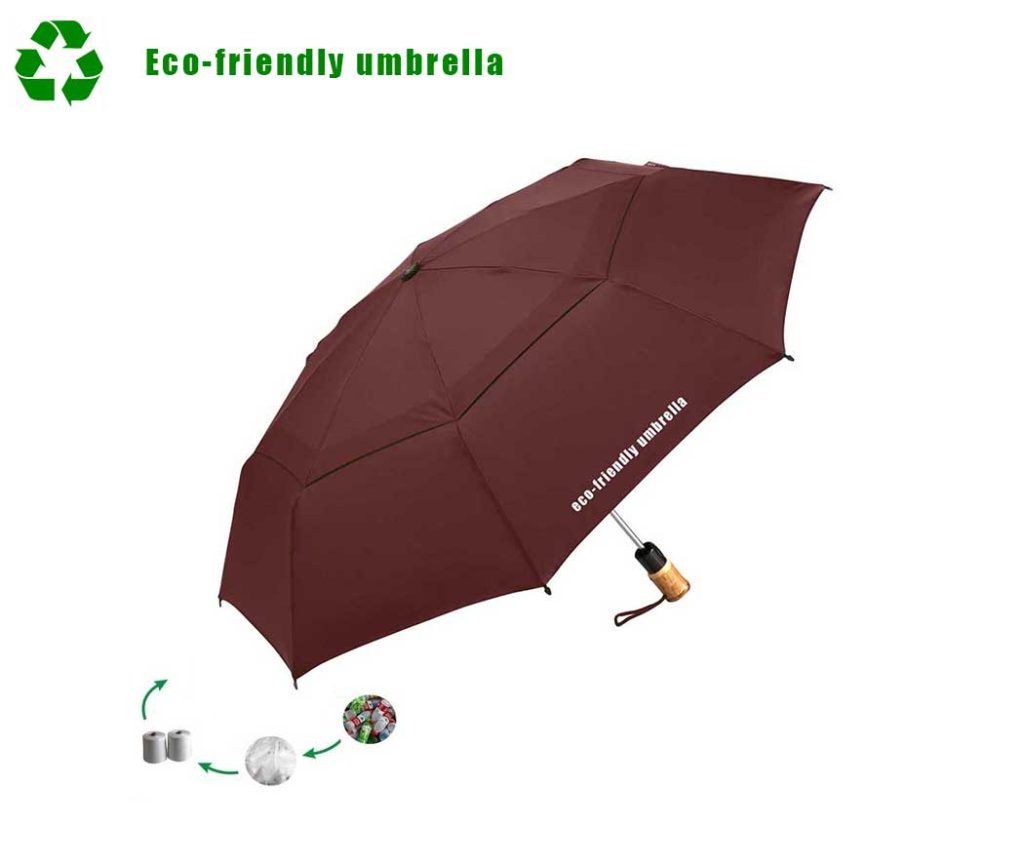 Folding Eco-Friendly Wind Resistant Umbrella - Hf Umbrella