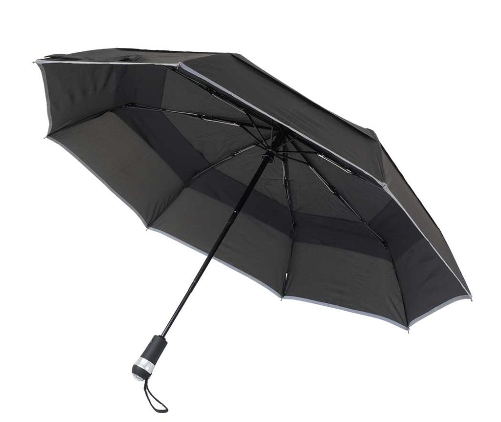 Led Umbrella Contain Reflective Stripe - Hf Umbrella