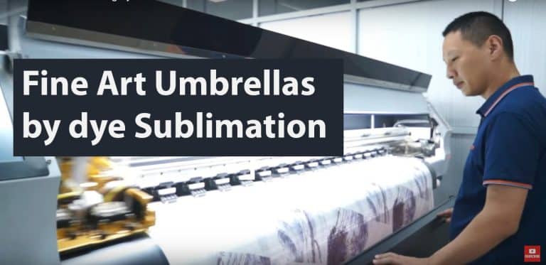 Stunning Fine Art Umbrellas, Dye Sublimation Printing